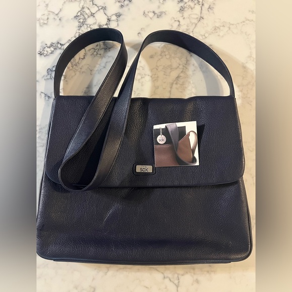The Sak | Bags | The Sak Vintage Large Blue 0 Leather Shoulder Bag ...